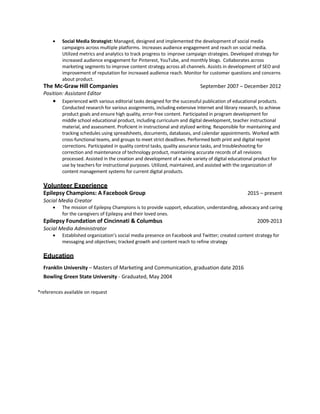 Resume_ACS_2018 | PDF