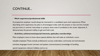 Resume and job letter ppt by varunn.pptx