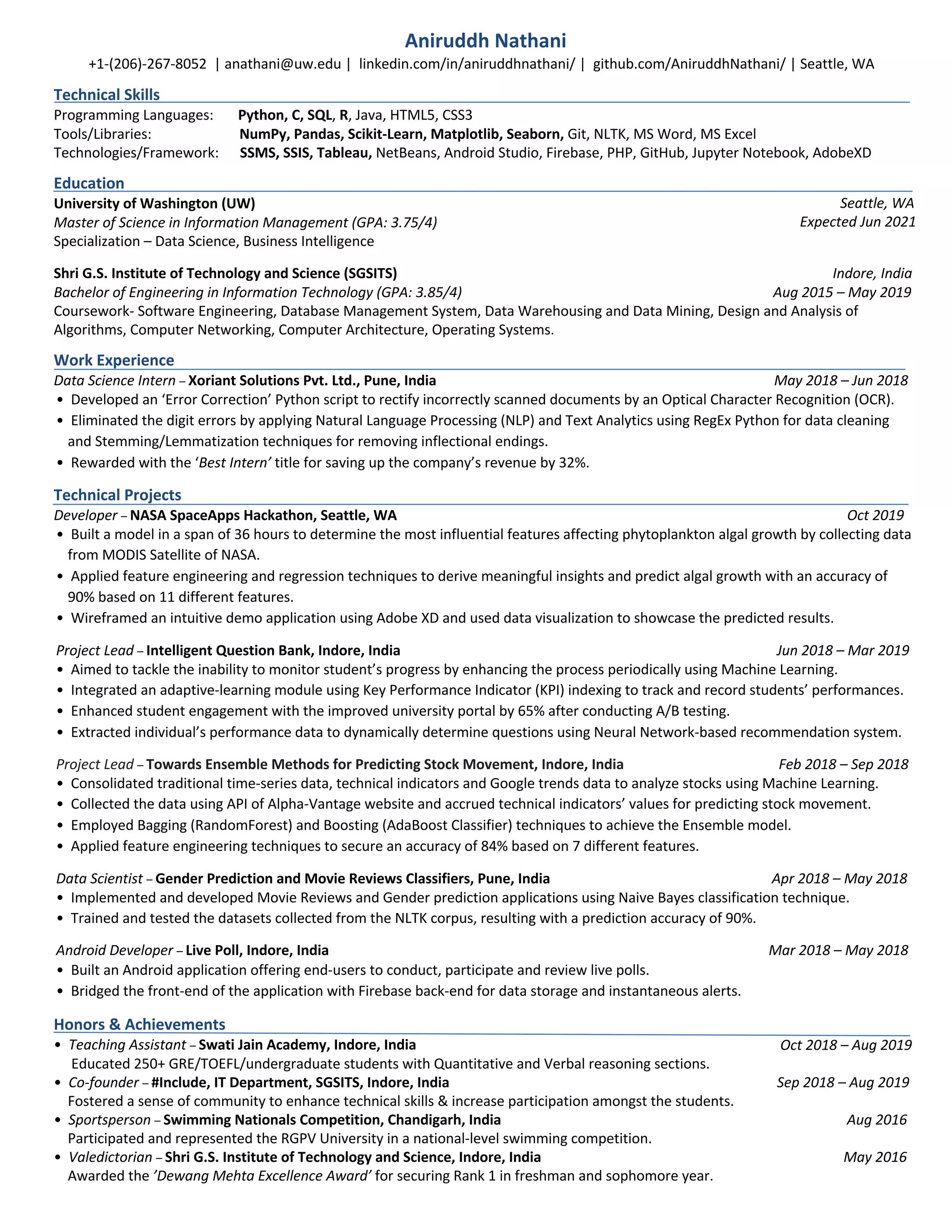 Resume_AniruddhNathani | PDF