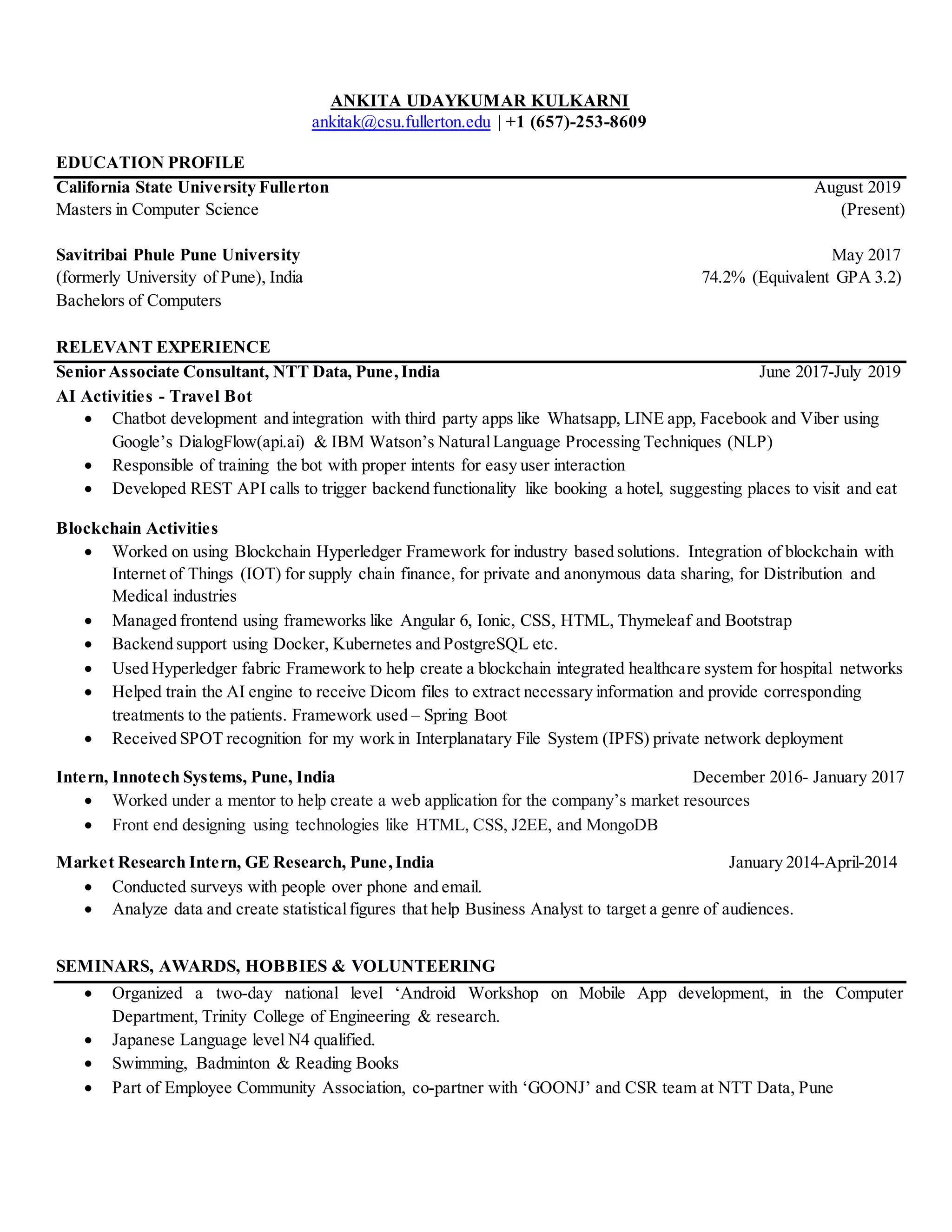 Resume_Ankita_Kulkarni | DOCX