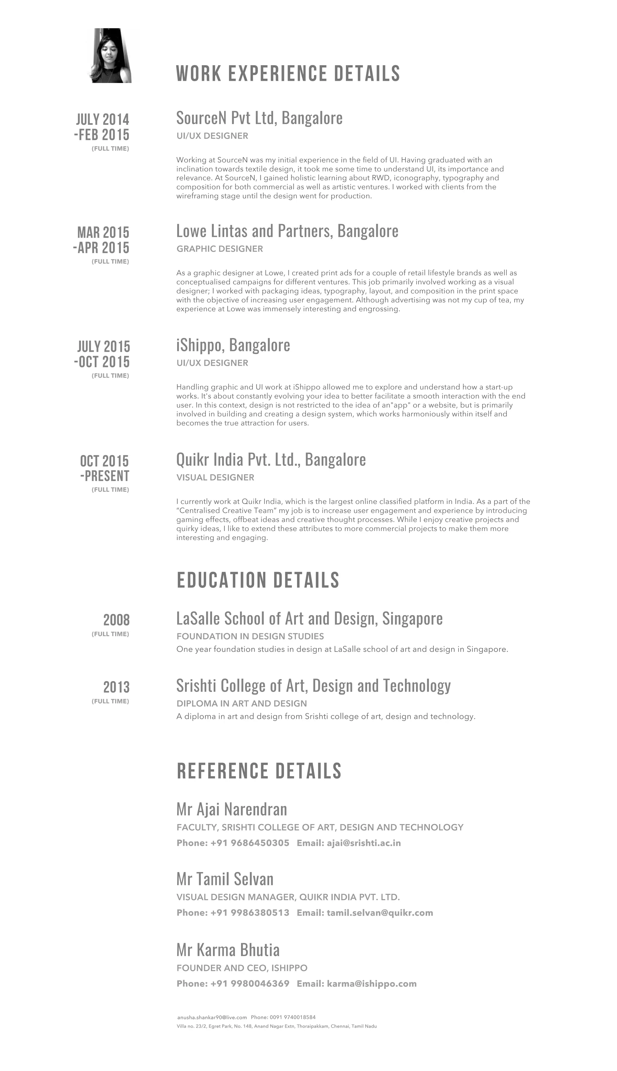 Resume_Anusha Shankar | PDF