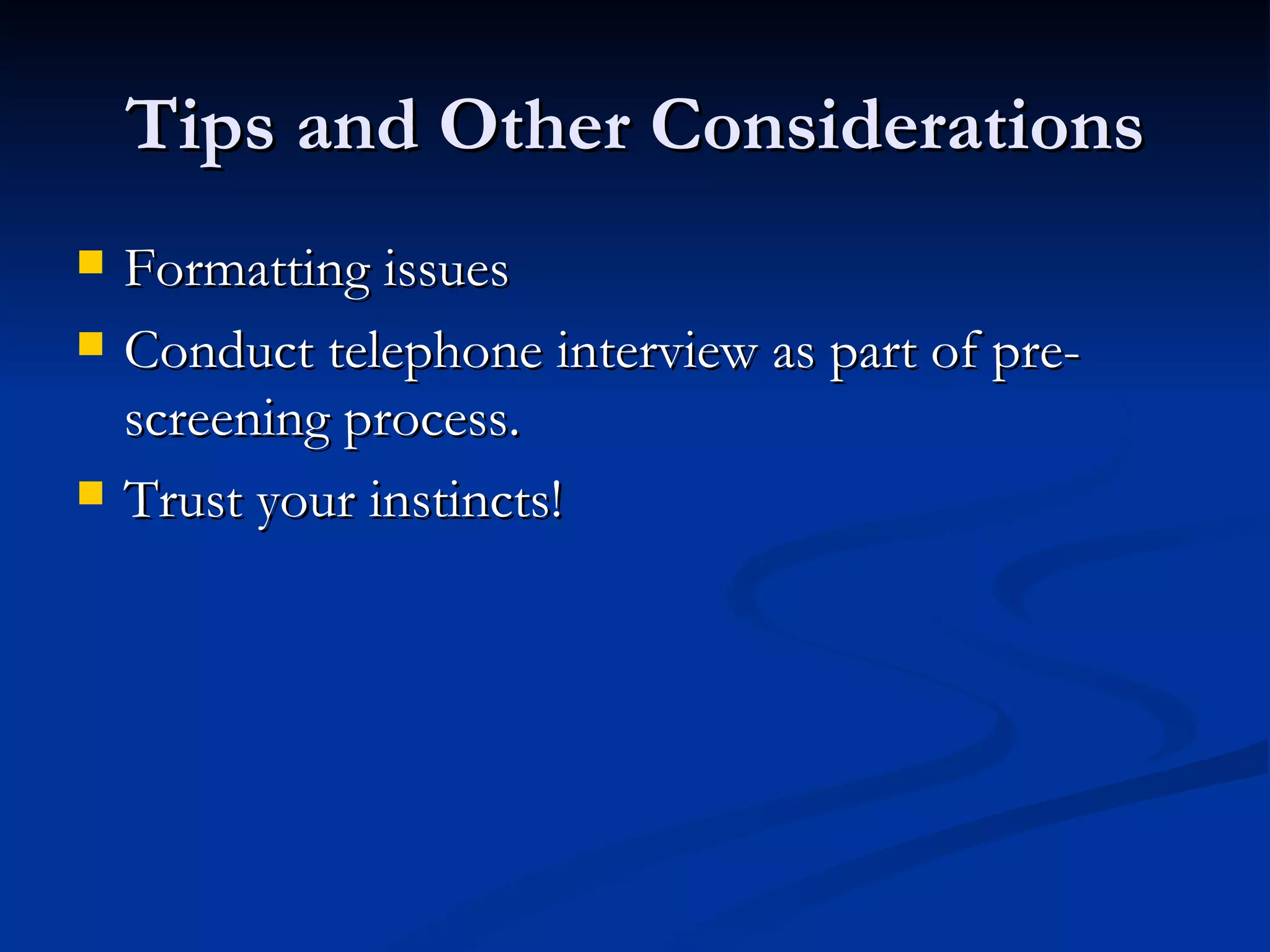 Resume & Application Review Process | PPT