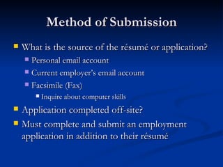 Resume & Application Review Process | PPT