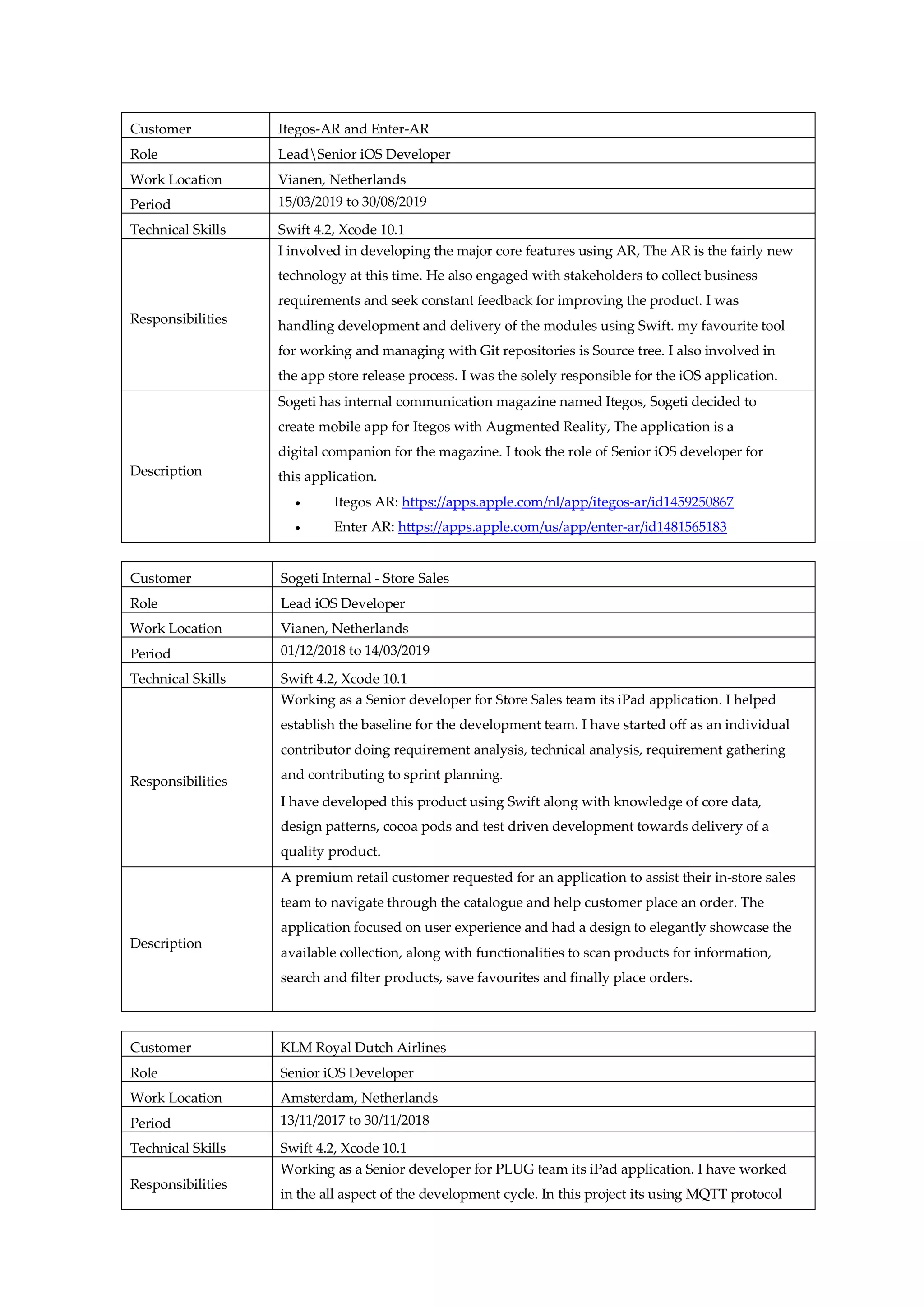 Senior iOS Developer | PDF