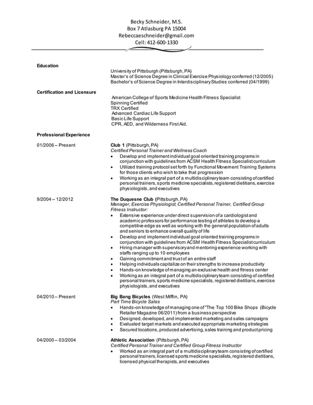 Resume becky | DOCX