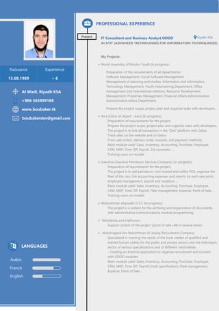 Resume Boubaker Abdallah | PDF
