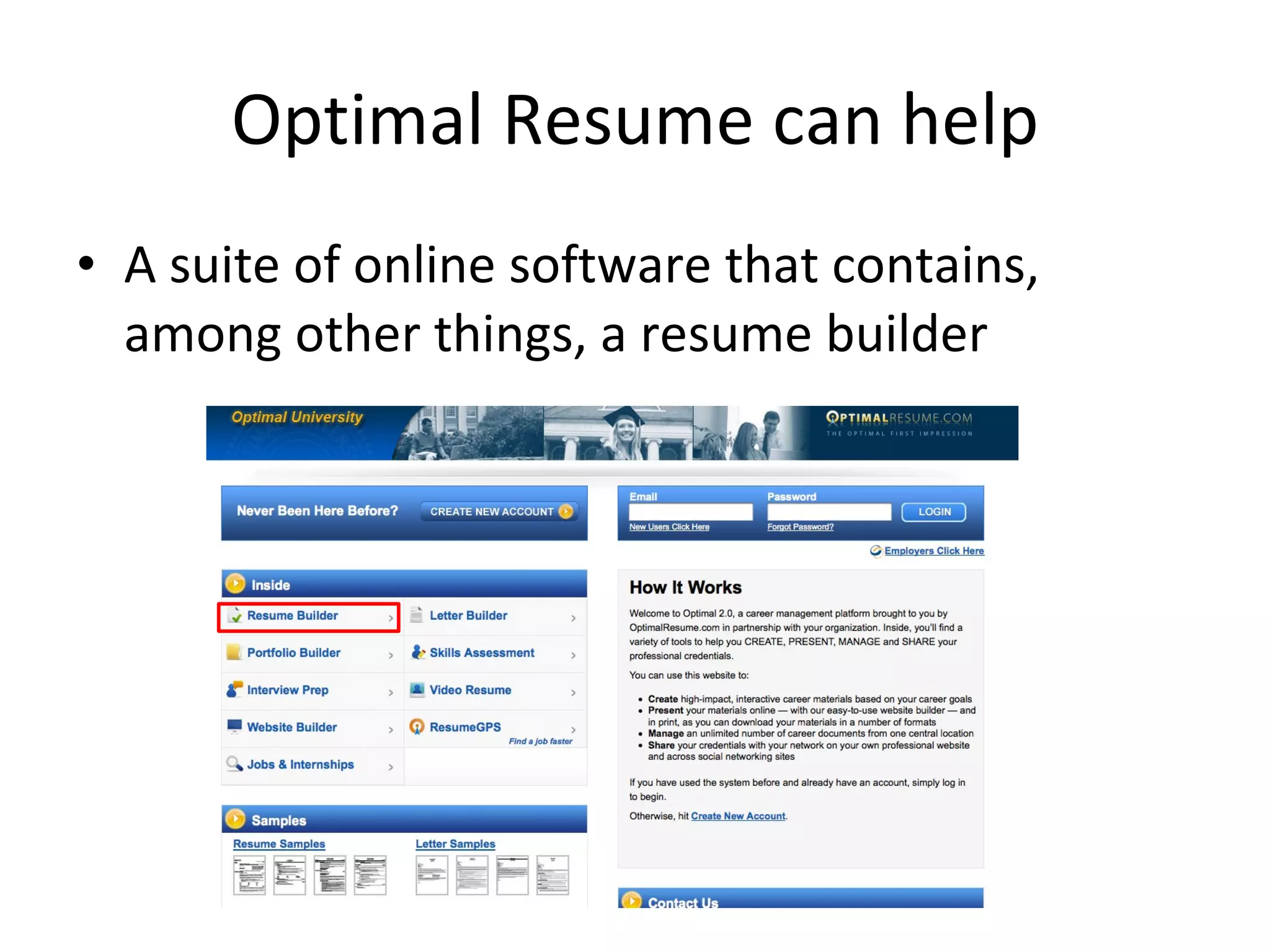 Resume Builder Guide | PPT