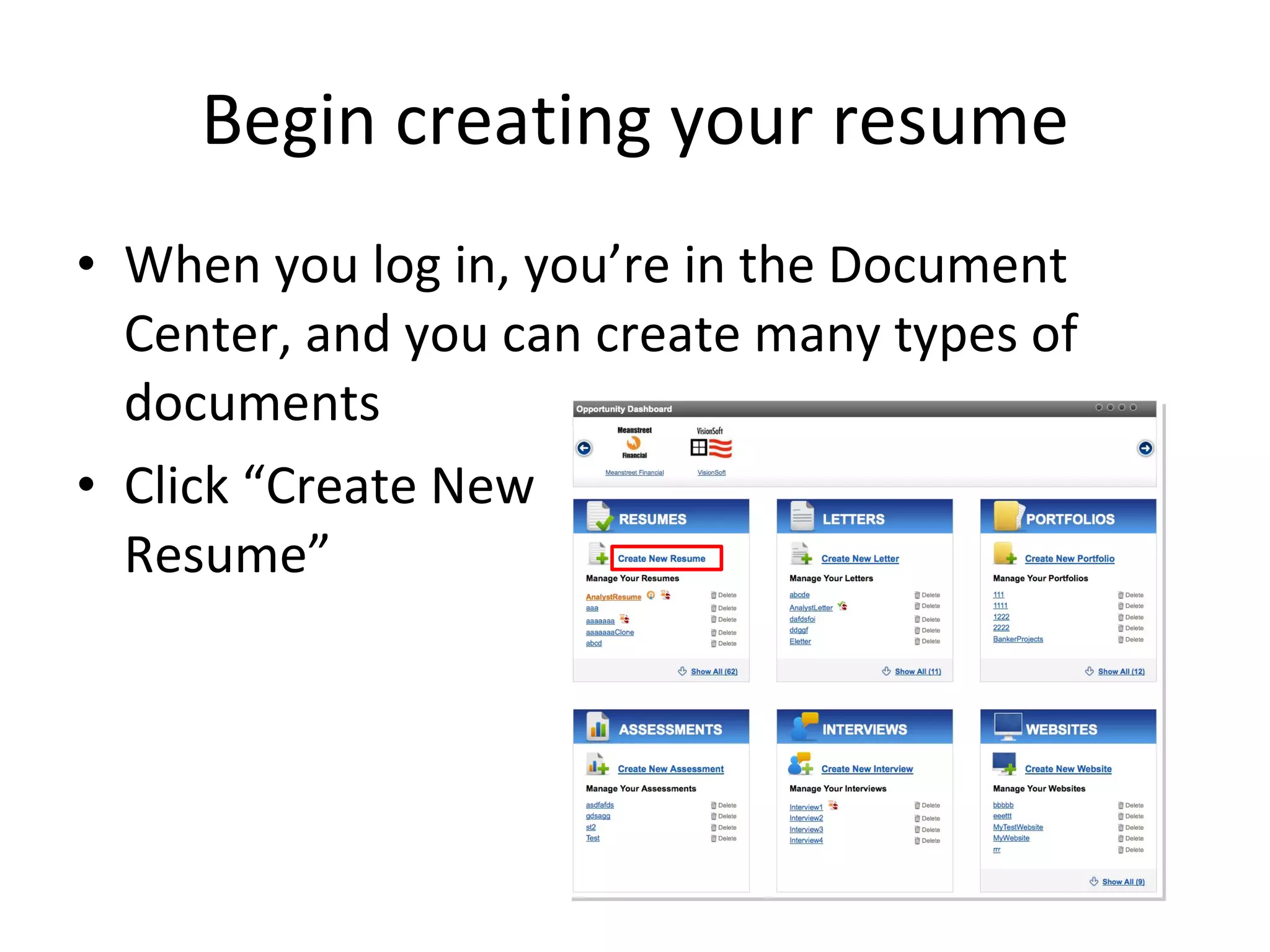 Resume Builder Guide | PPT