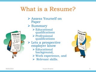 Resume building | PPT