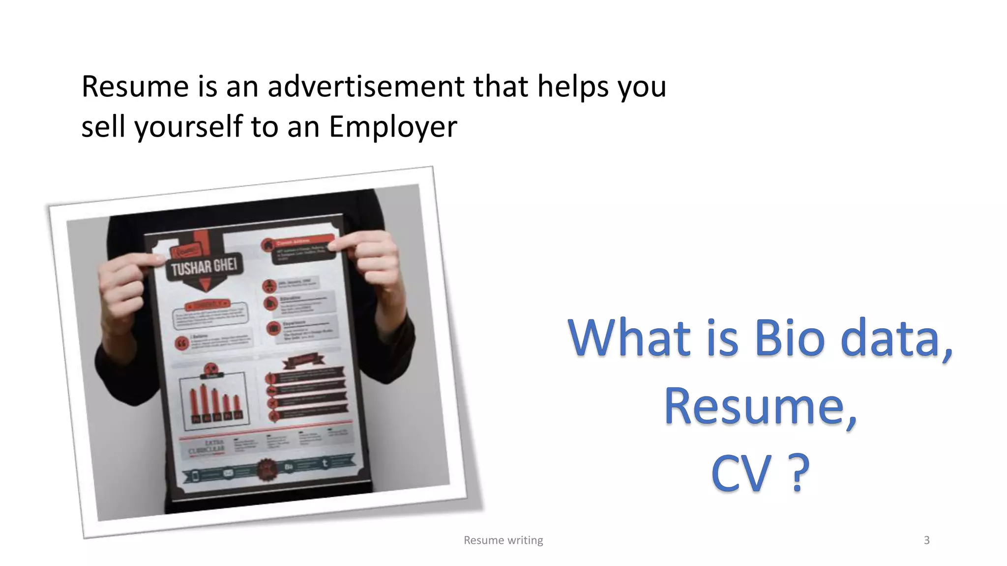 Resume building | PPT