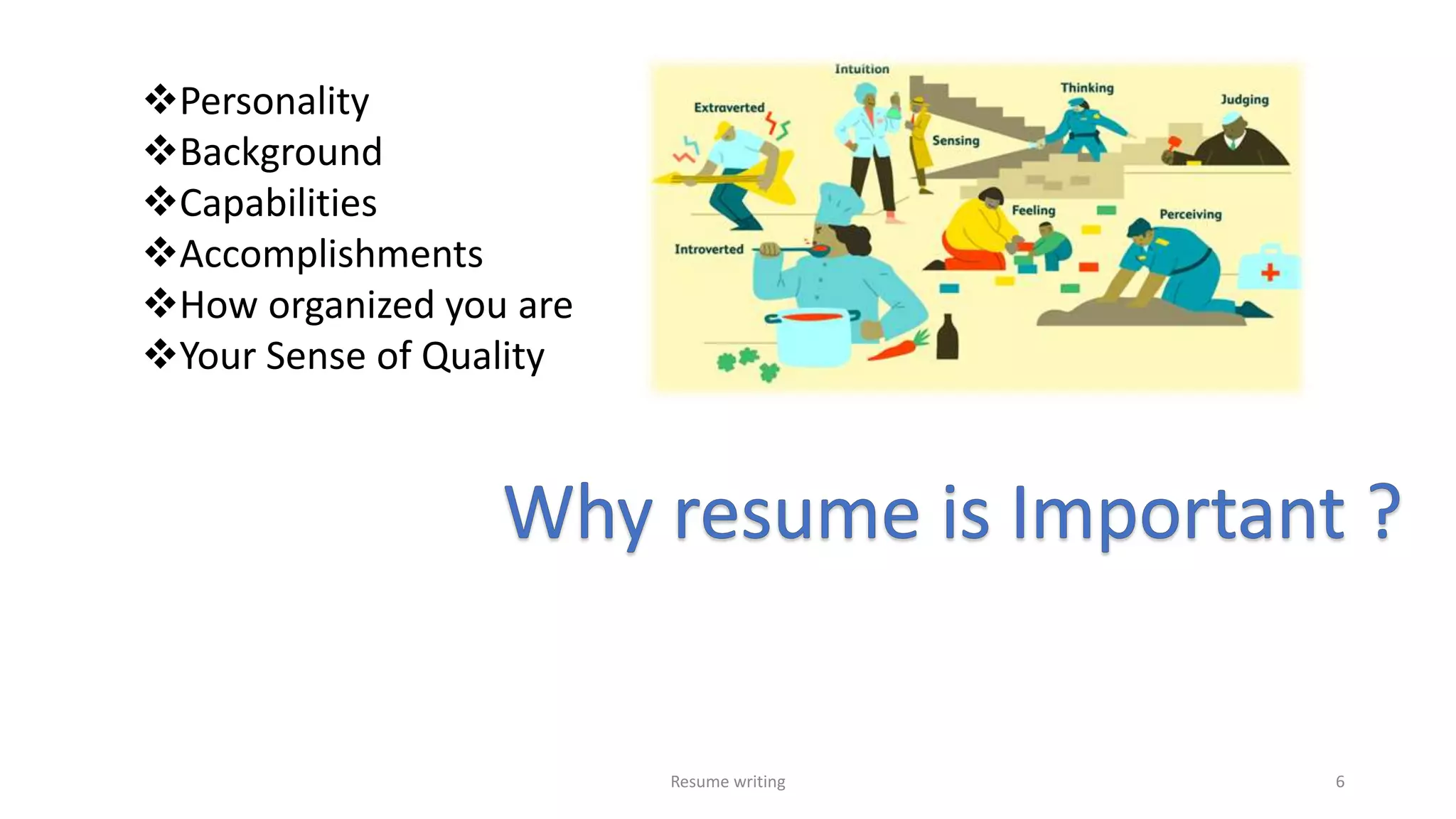 Resume building | PPT