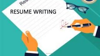 Resume building | PPT