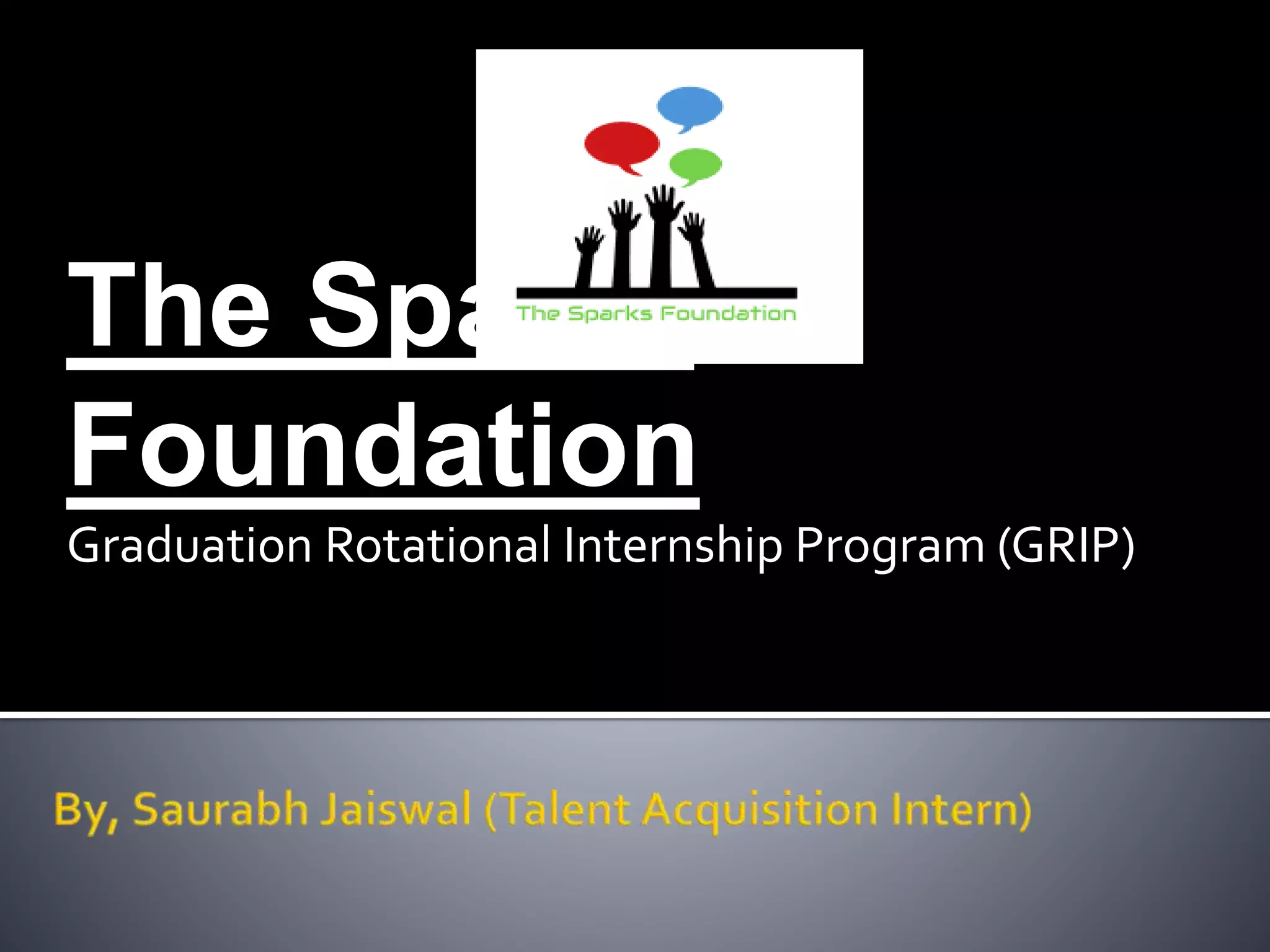 Resume building the sparks foundation | PPT