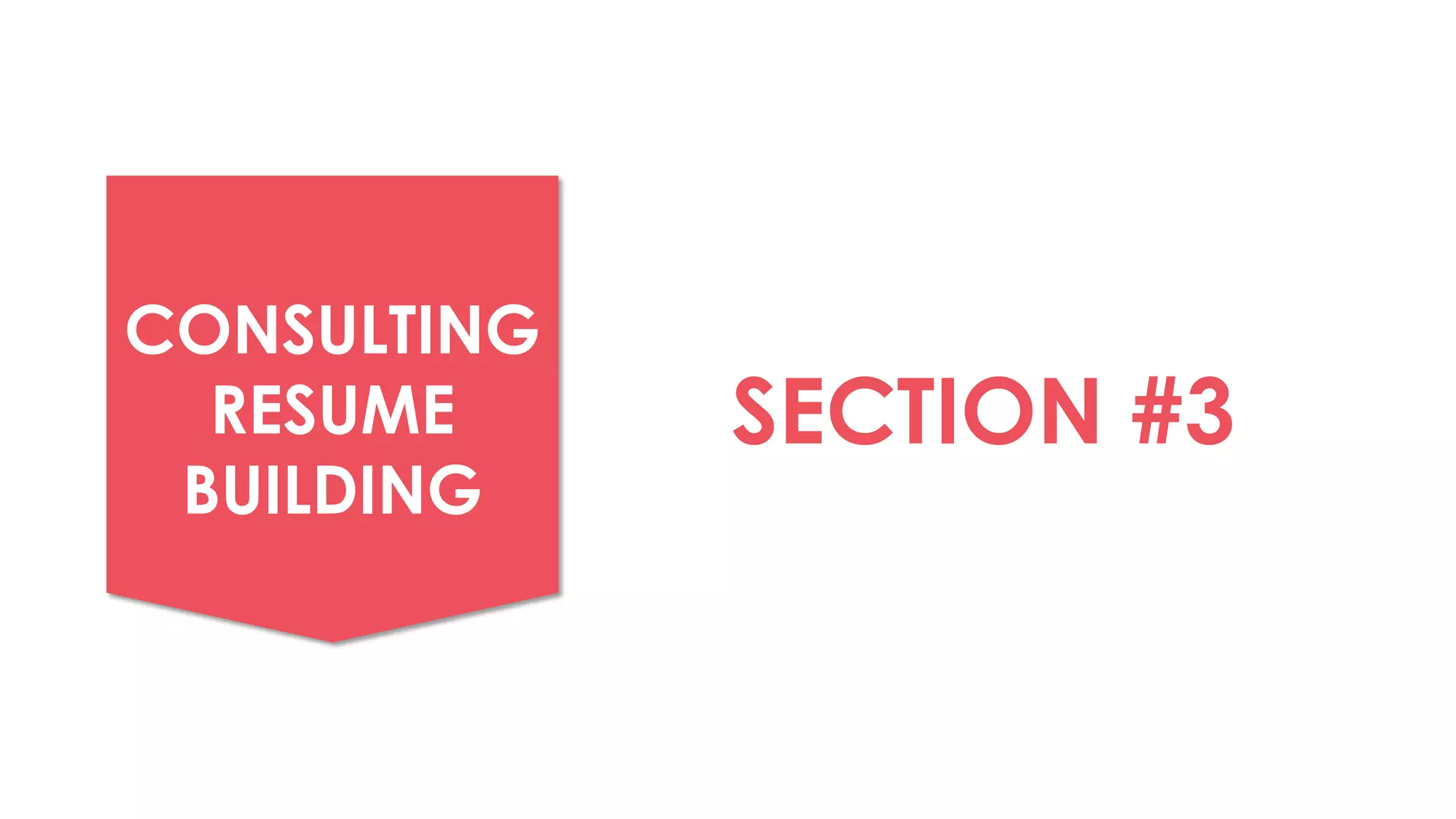 Resume building session | PDF