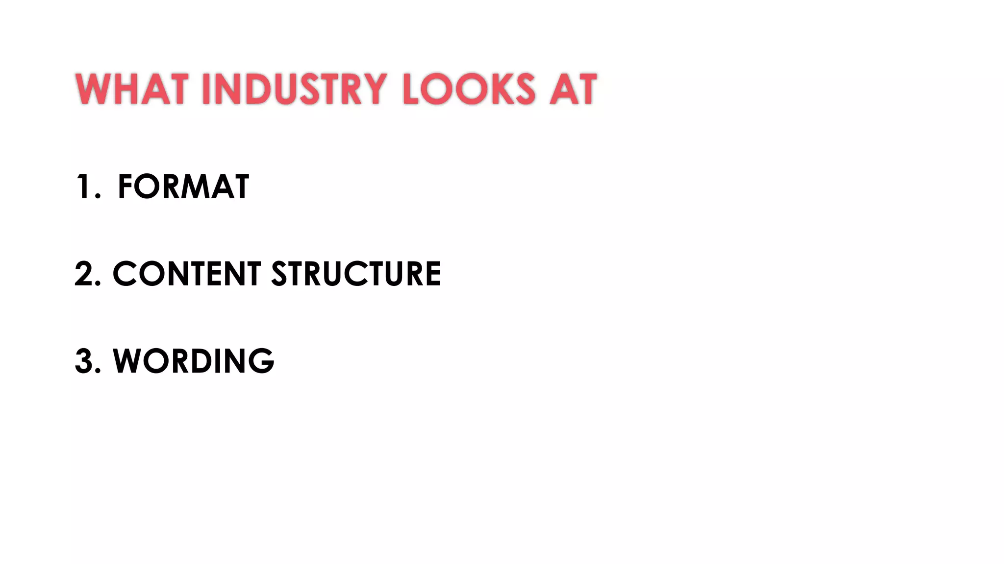 Resume building session | PDF