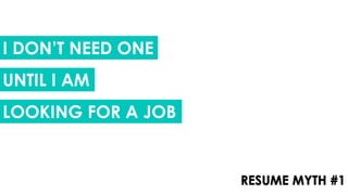 Resume building session | PDF