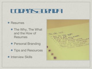 Resume Building Workshop | PPT
