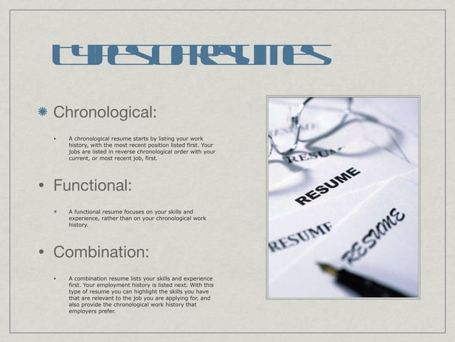 Resume Building Workshop | PPT