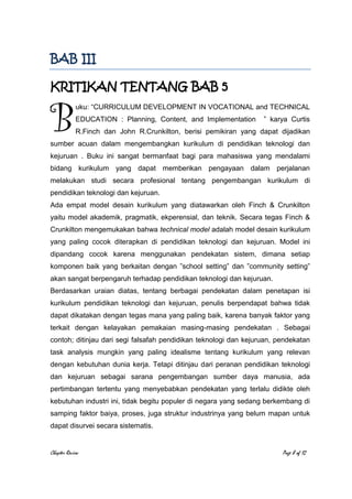 Resume buku finch | PDF