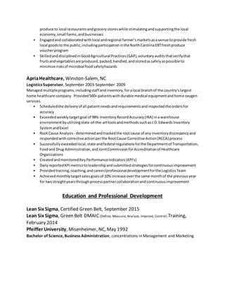 Resume chadwickd mckinney 6.2017