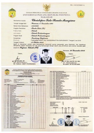 Resume 2020 - Christoper Tato Rombe Mangiwa | PDF