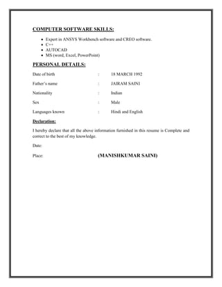 Resume | PDF