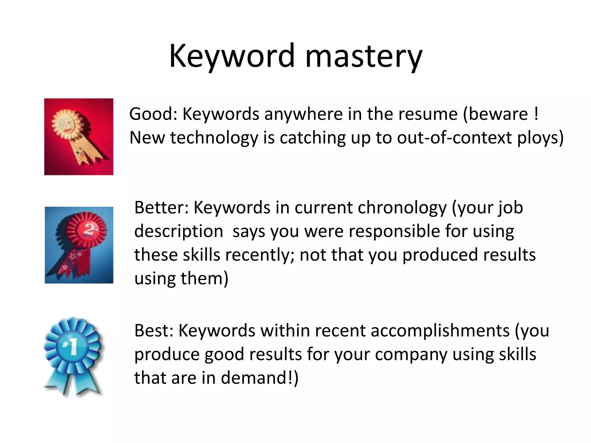 Resume construction | PPTX