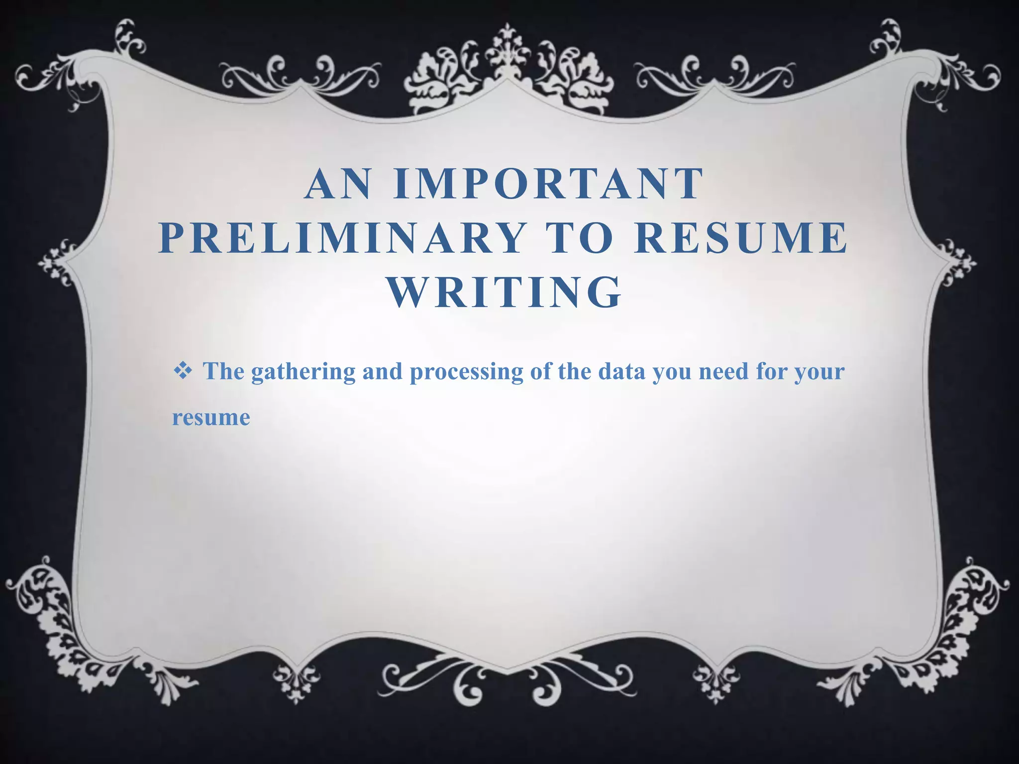 Resume cs | PPT | Free Download