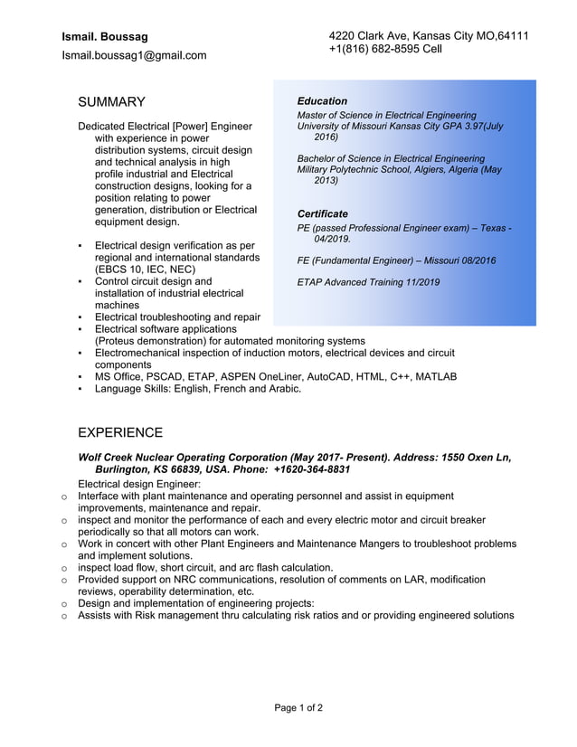Resume (cv) | PDF