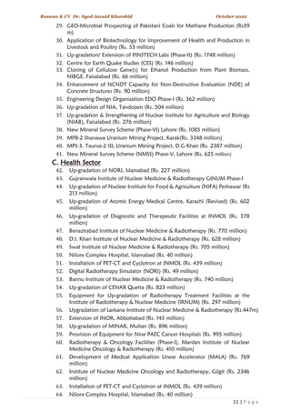 Professor Dr. Syed Javaid Khurshid, Consultant | PDF