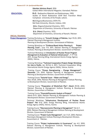 Professor Dr. Syed Javaid Khurshid, Consultant | PDF
