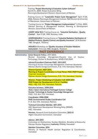 Professor Dr. Syed Javaid Khurshid, Consultant | PDF