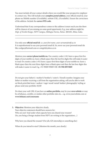 Resume Design Guidelines 01 | PDF