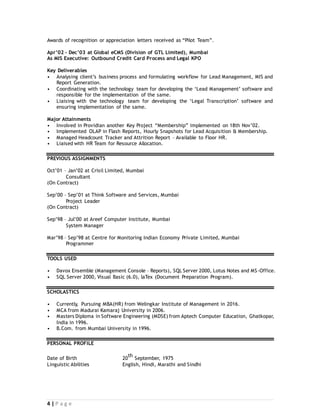 Resume dinesh updated | PDF