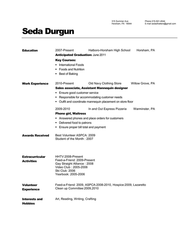 My resume | DOCX