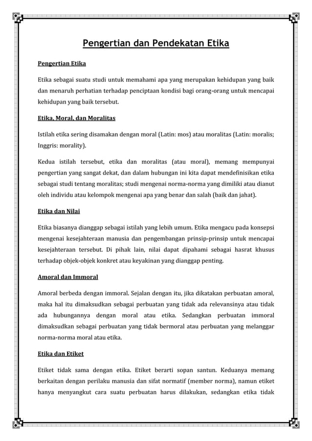 Resume etika profesi | DOCX