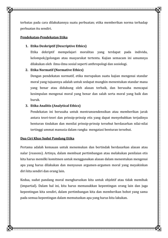 Resume etika profesi | DOCX