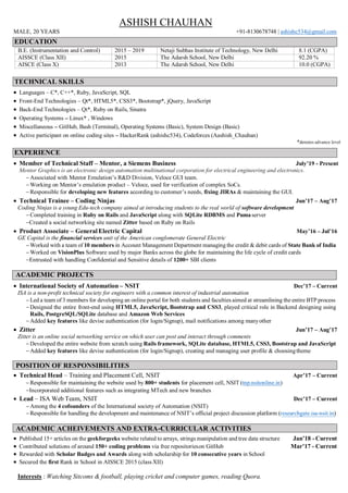 Resume final 2019 v2 | PDF