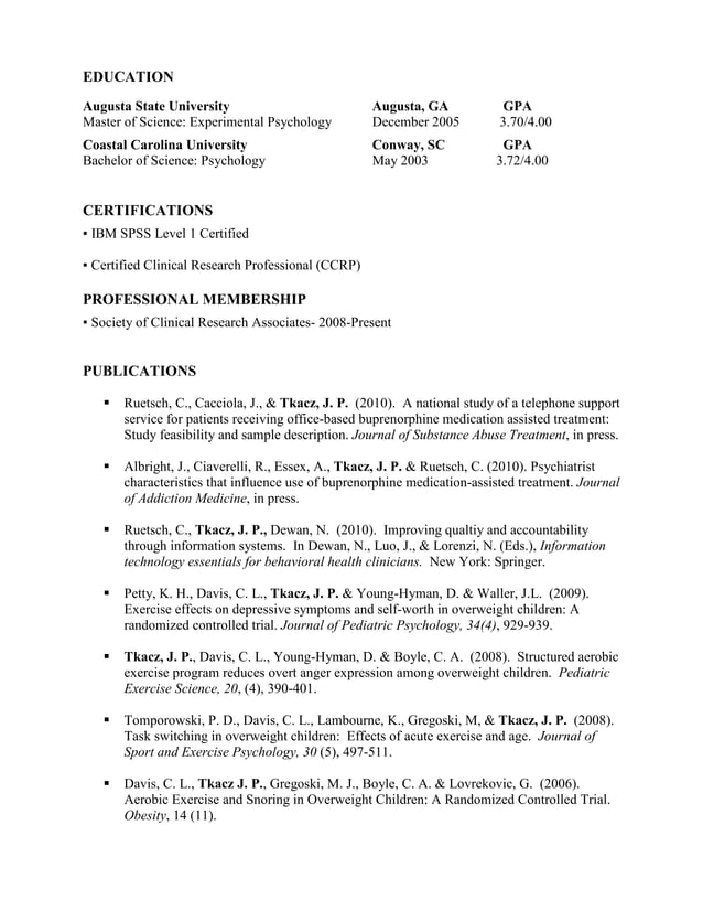 Detailed Resume | PDF