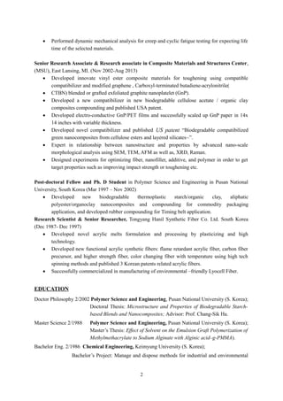 Polymer Research & Development Engineer | DOC | Chemistry | Science