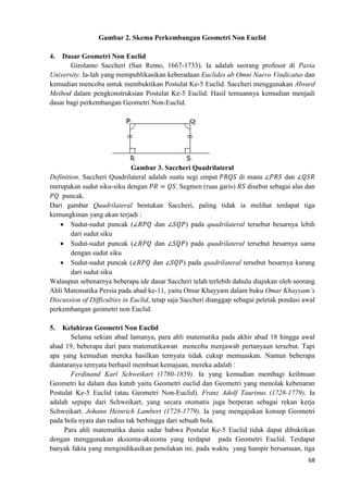 Resume geometri non euclid | PDF