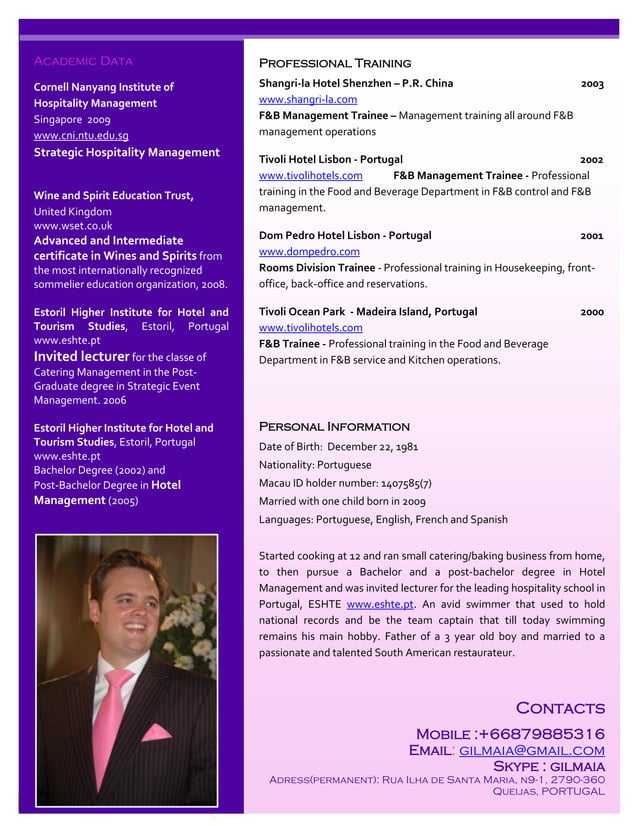 Resume Gil Santos | PDF