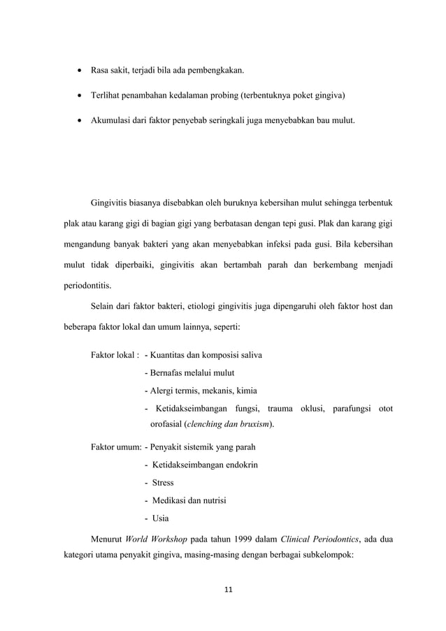Resume gingivitis dwi rama | DOC