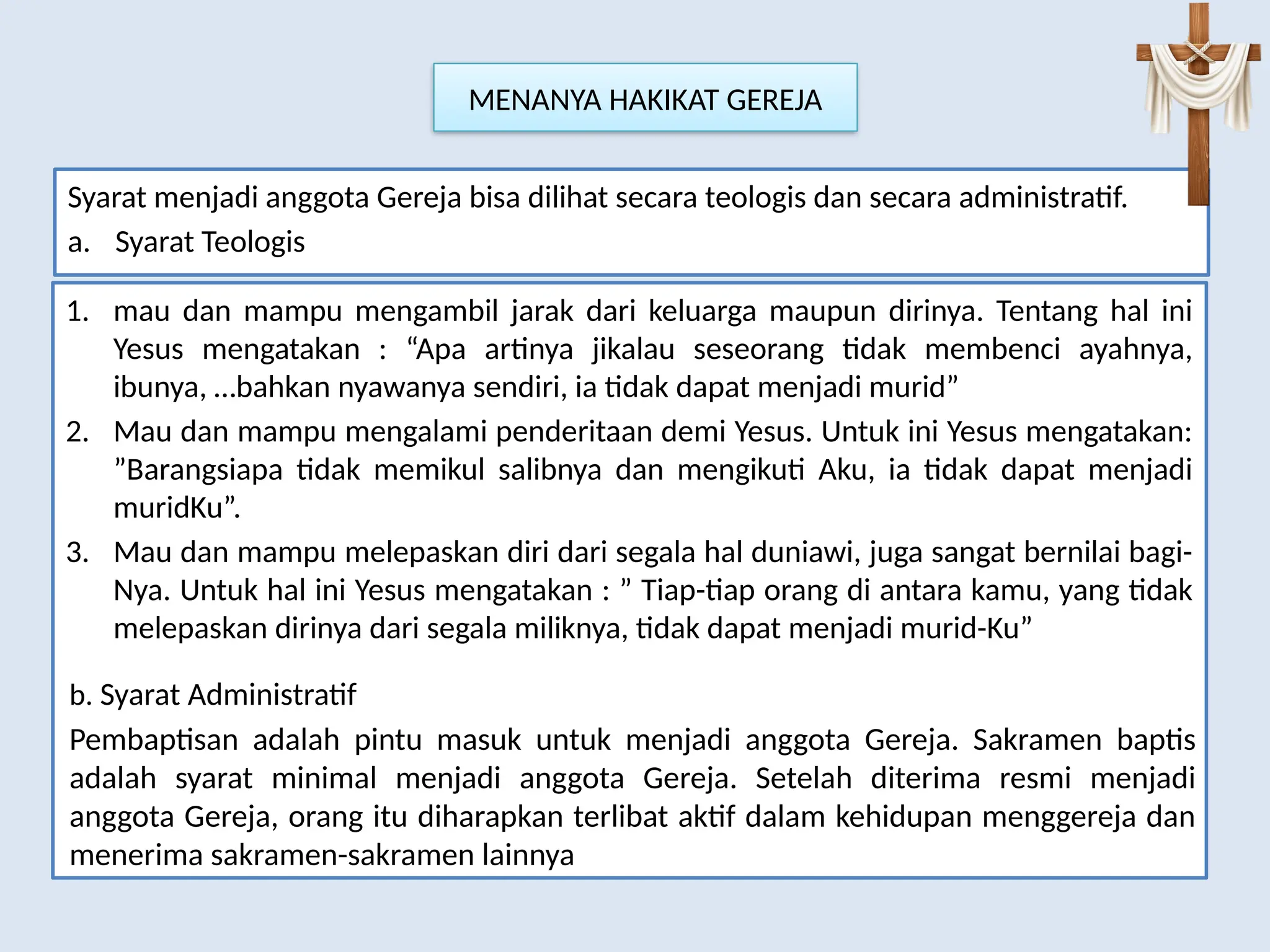 RESUME HAKIKAT GEREJA sebagai pedoman hidup | PPT