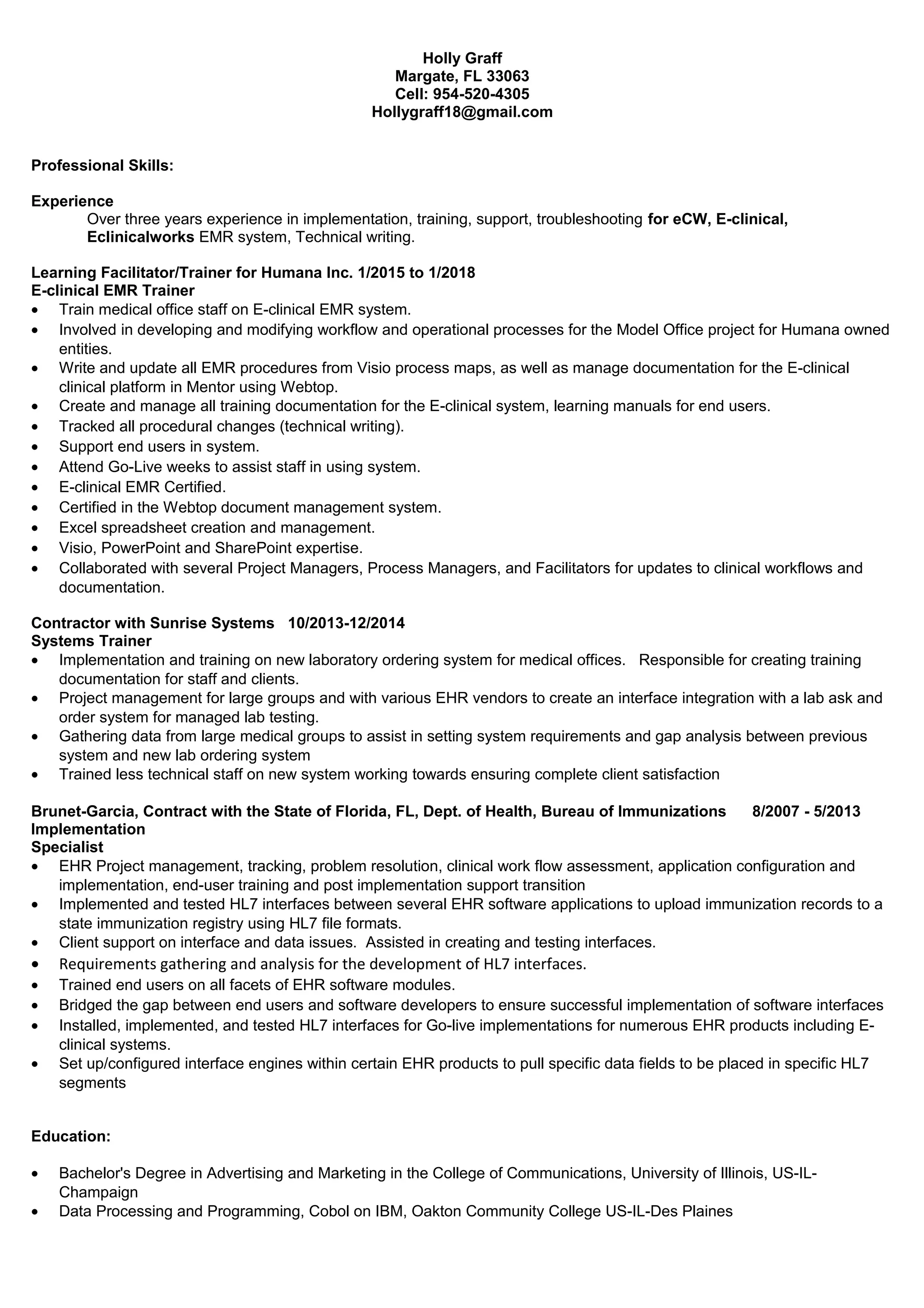 Resume holly graff_2018 | DOC