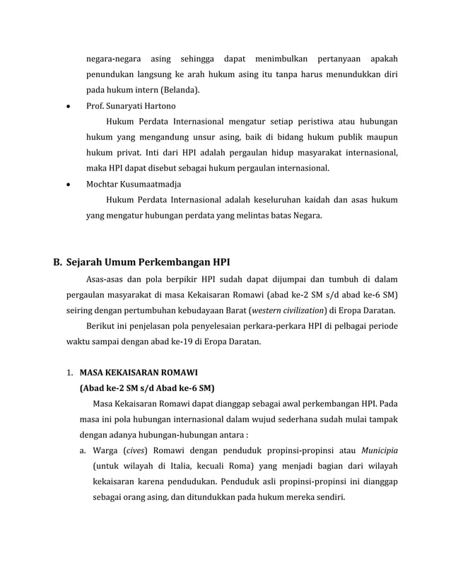 Resume Hukum Perdata Internasional | DOCX