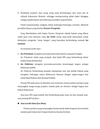 Resume Hukum Perdata Internasional | DOCX