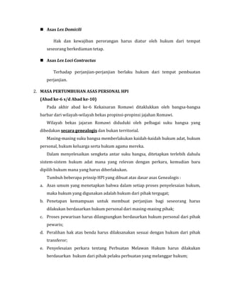 Resume Hukum Perdata Internasional | DOCX