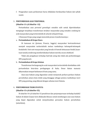 Resume Hukum Perdata Internasional | DOCX