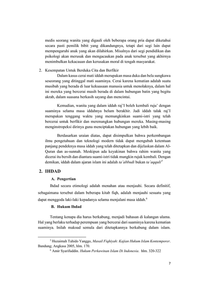 Iddah Ihdad dan Harta Bersama Wanita Karir | PDF